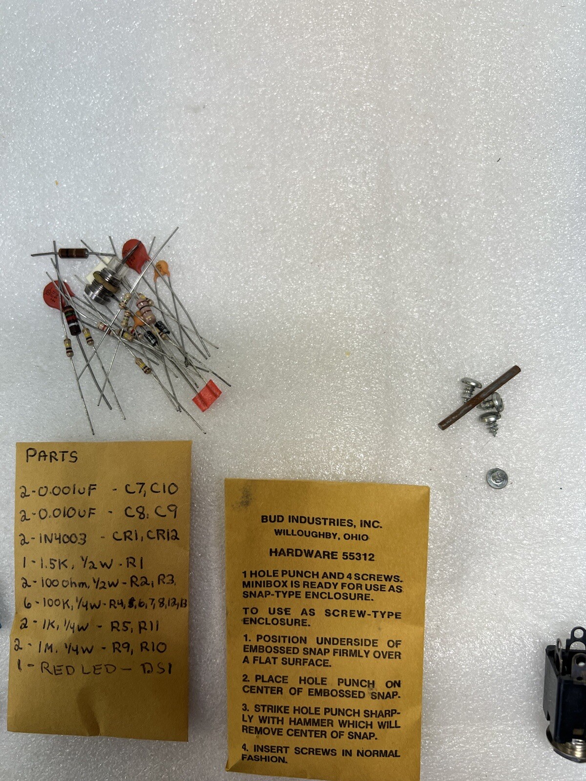 Radio Shack ARCHER Kit 277-118 Project Board Integrated Circuit Stereo ...