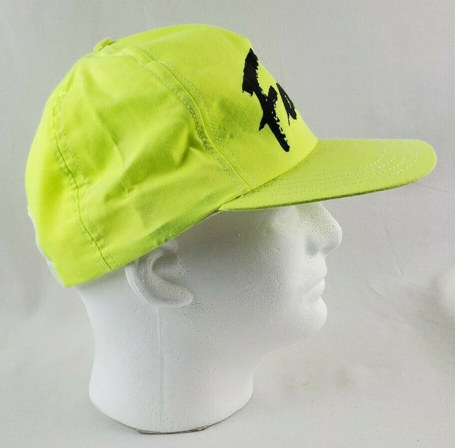 Ford Trucker Cap Baseball Cap Adjustable Made In USA Highlighter Yellow ...