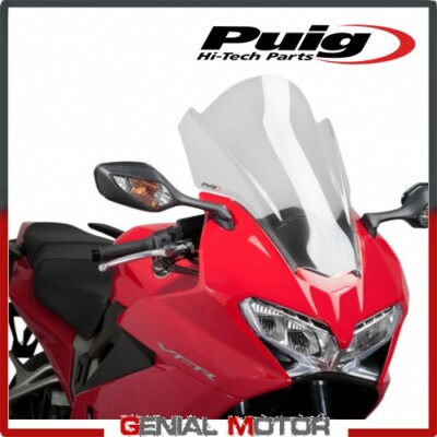 PUIG WINDSHIELD TRANSPARENT 7007W HONDA VFR 800 F 2014 / 2018 | eBay ...