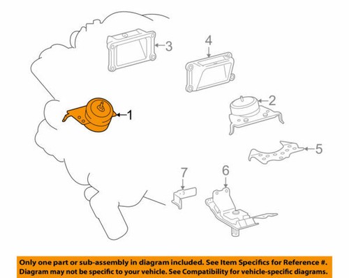 12361-38190 Toyota Insulator, engine mounting, front 1236138190, New ...