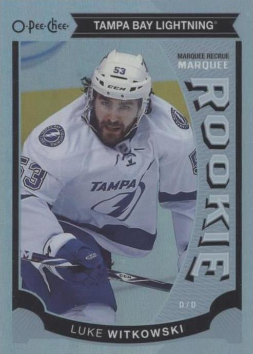 2015-16 O-Pee-Chee - Marquee Rookies Luke Witkowski #516 Rainbow Foil ...