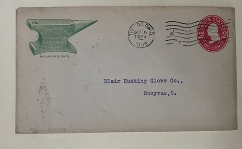 1908 Cover Anvil Logo The Bostwick Braun Hardware Co Toledo Ohio | eBay