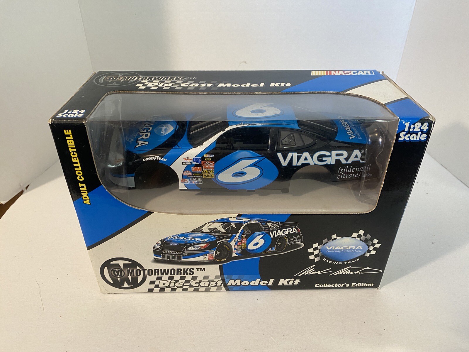 Motorworks 2003 Viagra Mark Martin Racing Team Die Cast Model Kit ...