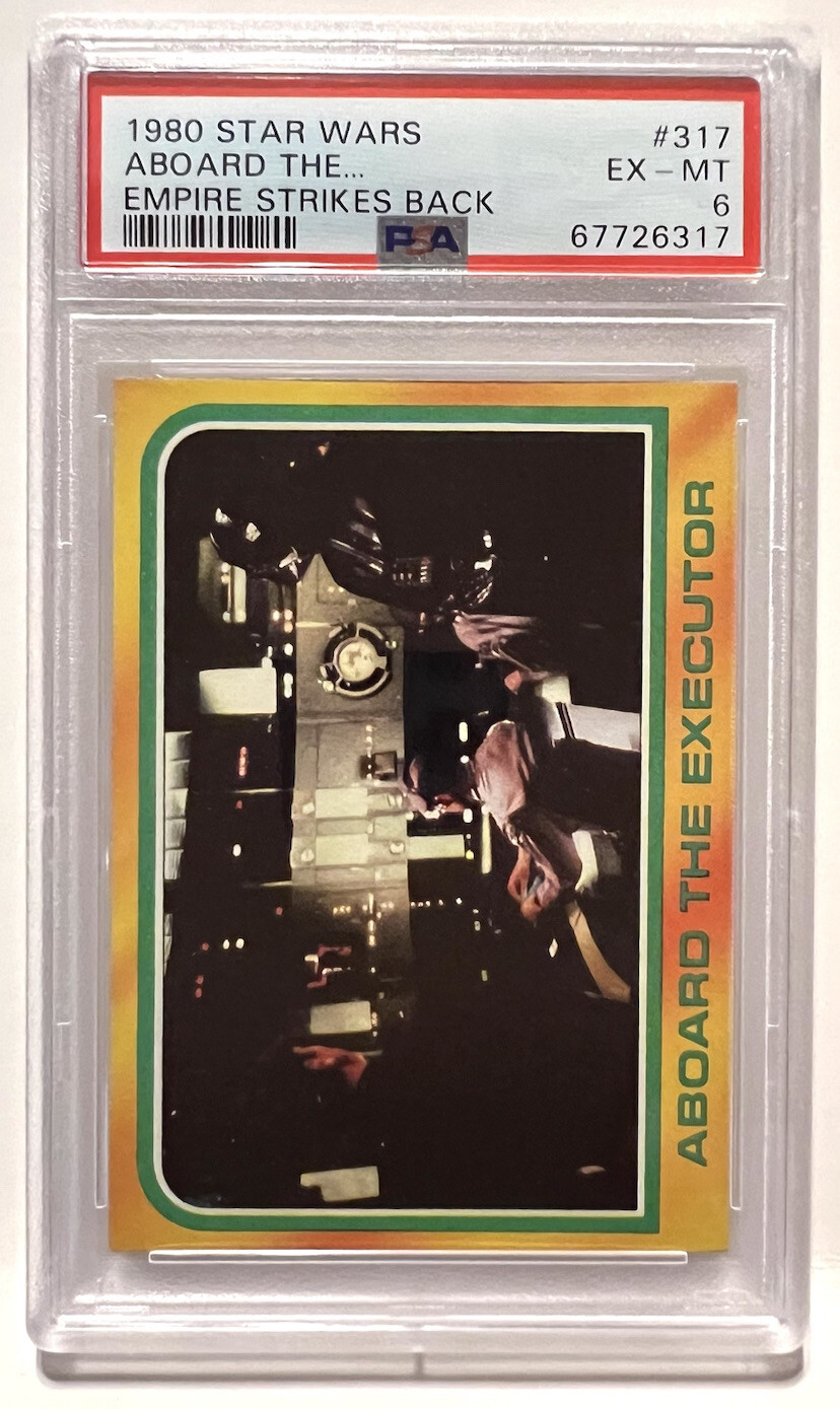 1980 Star Wars Empire Strikes Back #317 Aboard The Executor /Darth ...