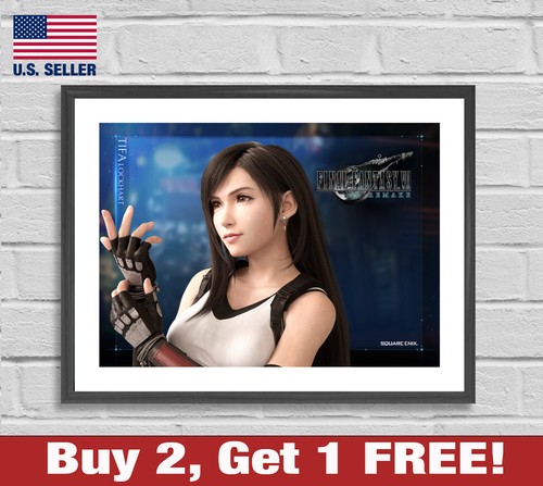 Final Fantasy VII 7 Remake Tifa Lockhart 18" x 24" Poster Print Game ...