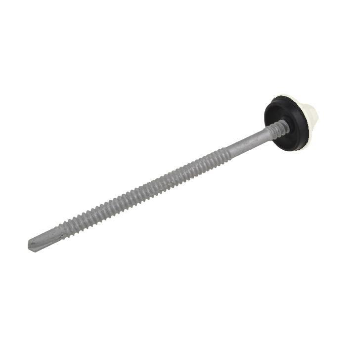 Qty 3000 Cyclone Hex Flange 14g (6.30mm) x 115mm BRA Metal Roof Screw ...
