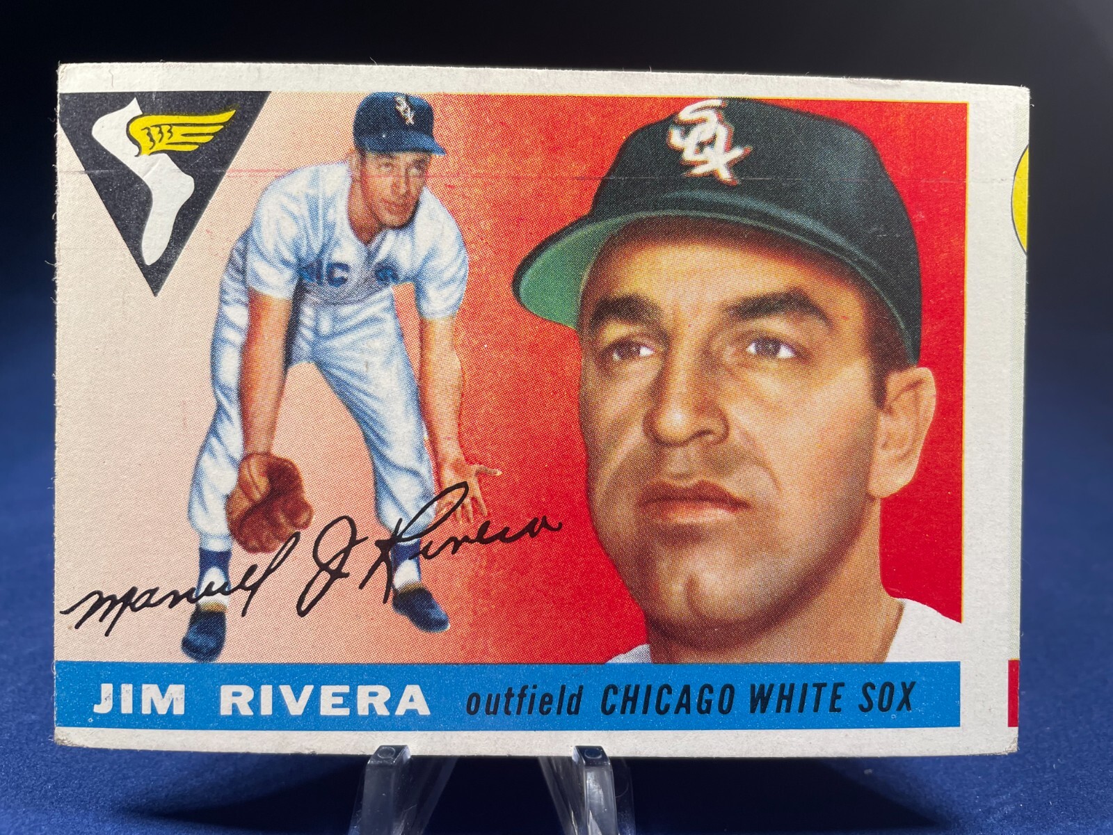 1955 Topps Baseball Card Jim Rivera #58 Chicago White Sox | eBay