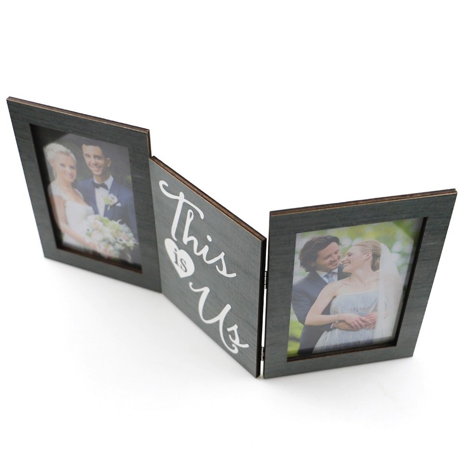 Picture Frame Three-sided Photo Frame Table Picture Frame Ornament ...