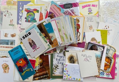 Lot of 140 Unused Vtg Greeting Cards Pop-Up Boynton Garfield Star Trek Scratch&S | eBay