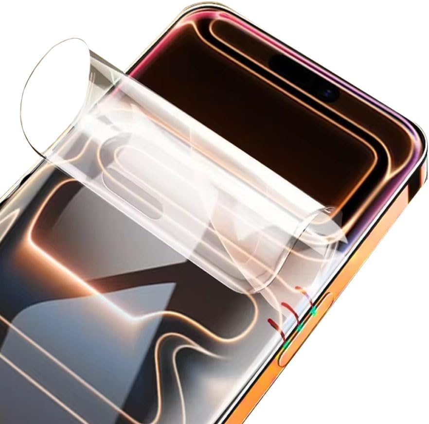 Hydrogel Screen Protector for Iphone 17 Pro, Pack of 2 Soft TPU ...