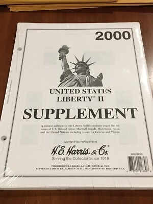 2000 H E Harris Liberty Series ll Stamp Album Supplement Pages New ...