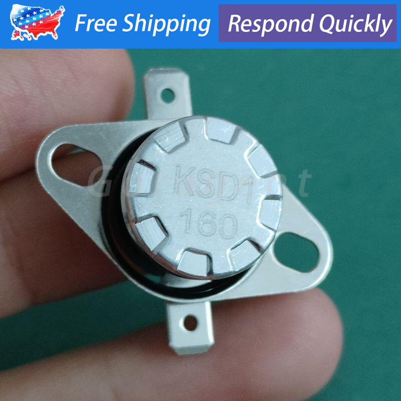 Thermal Fuse Thermostat Cutoff Fuse Switch KSD1 160 For Midea GE ...