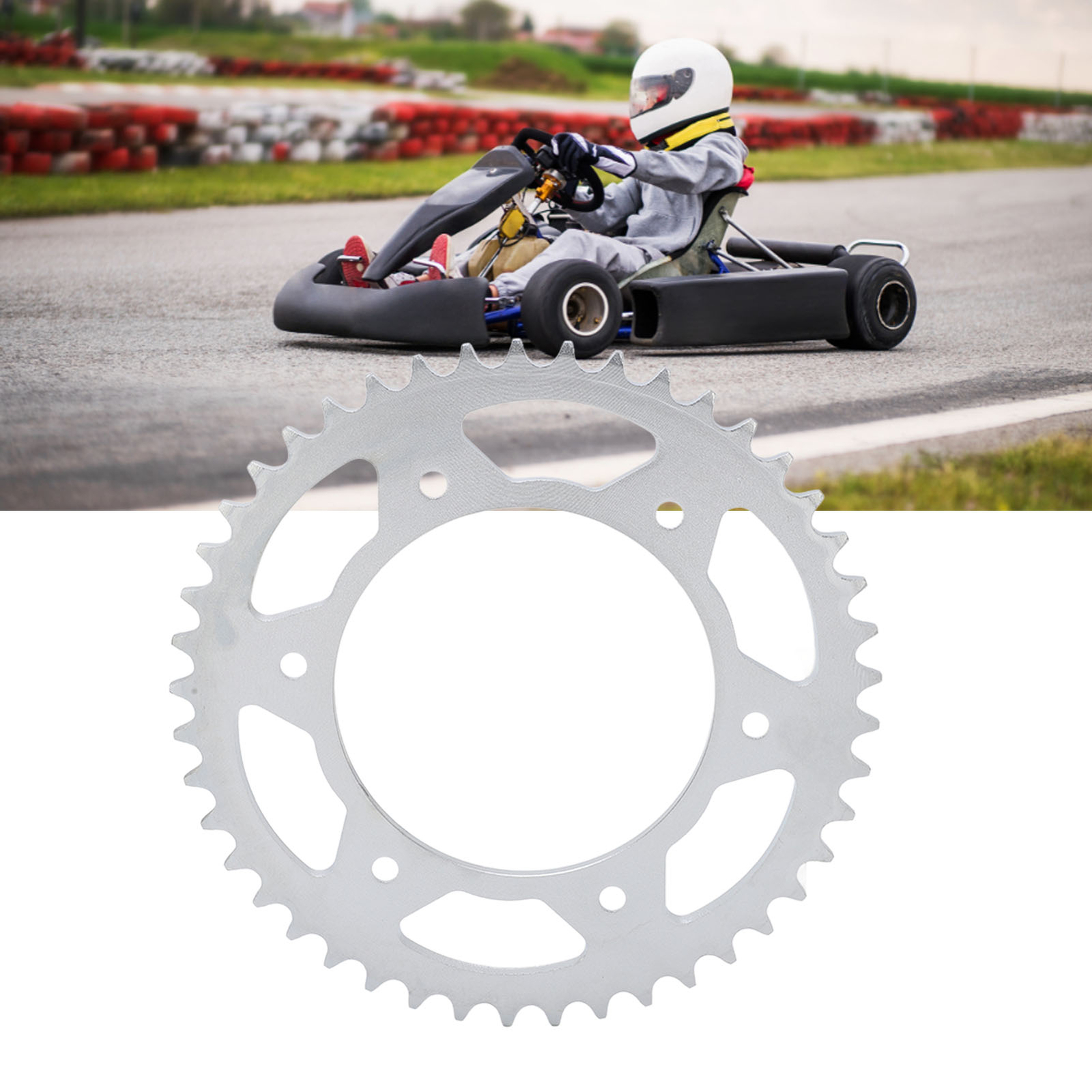 New 520 45T Motorcycle Chain Rear Sprocket Wear Proof Robust Back ...