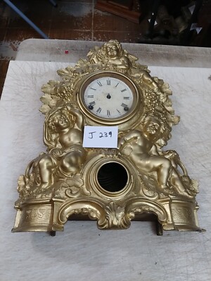 ANTIQUE N. MULLER IRON FRONT CLOCK NO. 49 KROEBER MOVEMENT | eBay