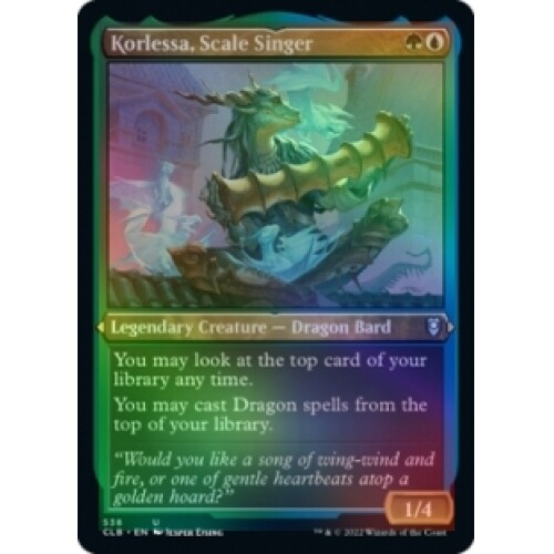 KORLESSA, SCALE SINGER (FOIL-ETCHED) X4 Commander Legends: Battle For ...