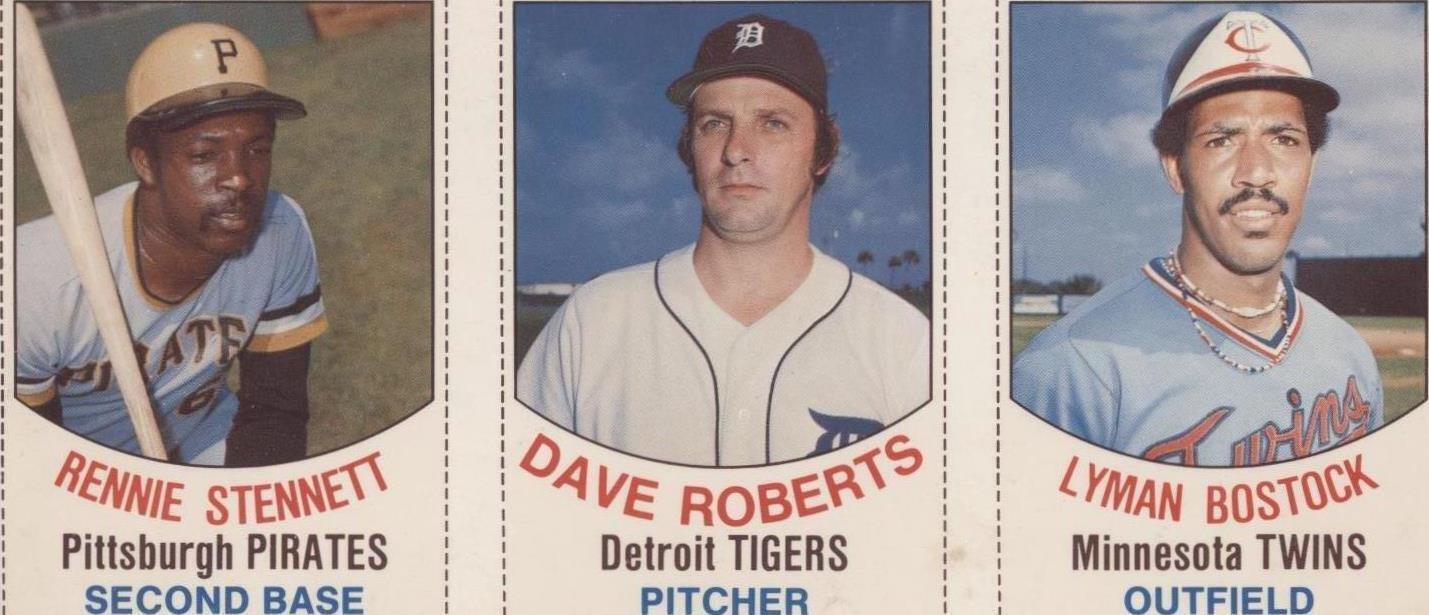 1977 Hostess All-Star Team - Triple Panels Dave Roberts, Rennie ...