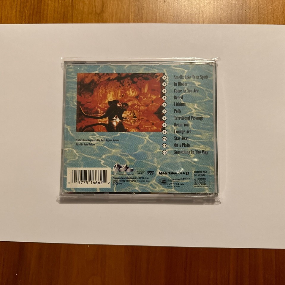 Nirvana Nevermind Mfsl Gold Cd Like New | eBay