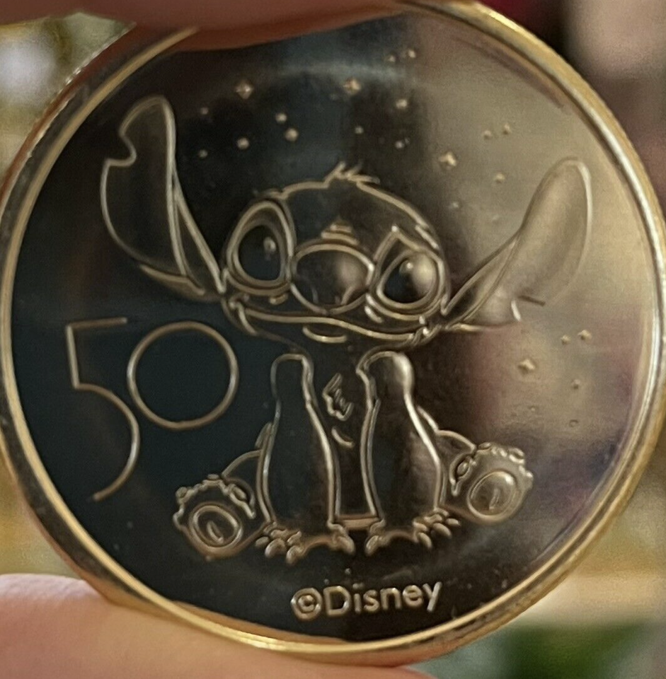 NEW Walt Disney World 50th Anniversary Commemorative Gold Coins 53 ...