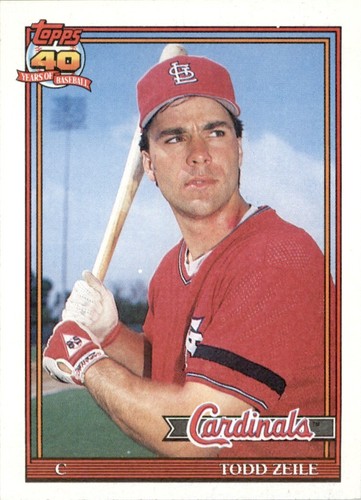 1991 Topps Todd Zeile St. Louis Cardinals #616 | eBay