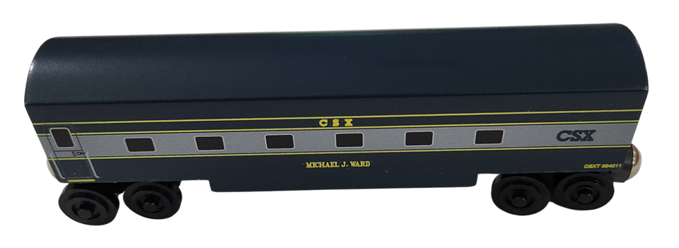 Wooden Whittle Shortline Railroad CSX Passenger Car Michael J. Ward ...