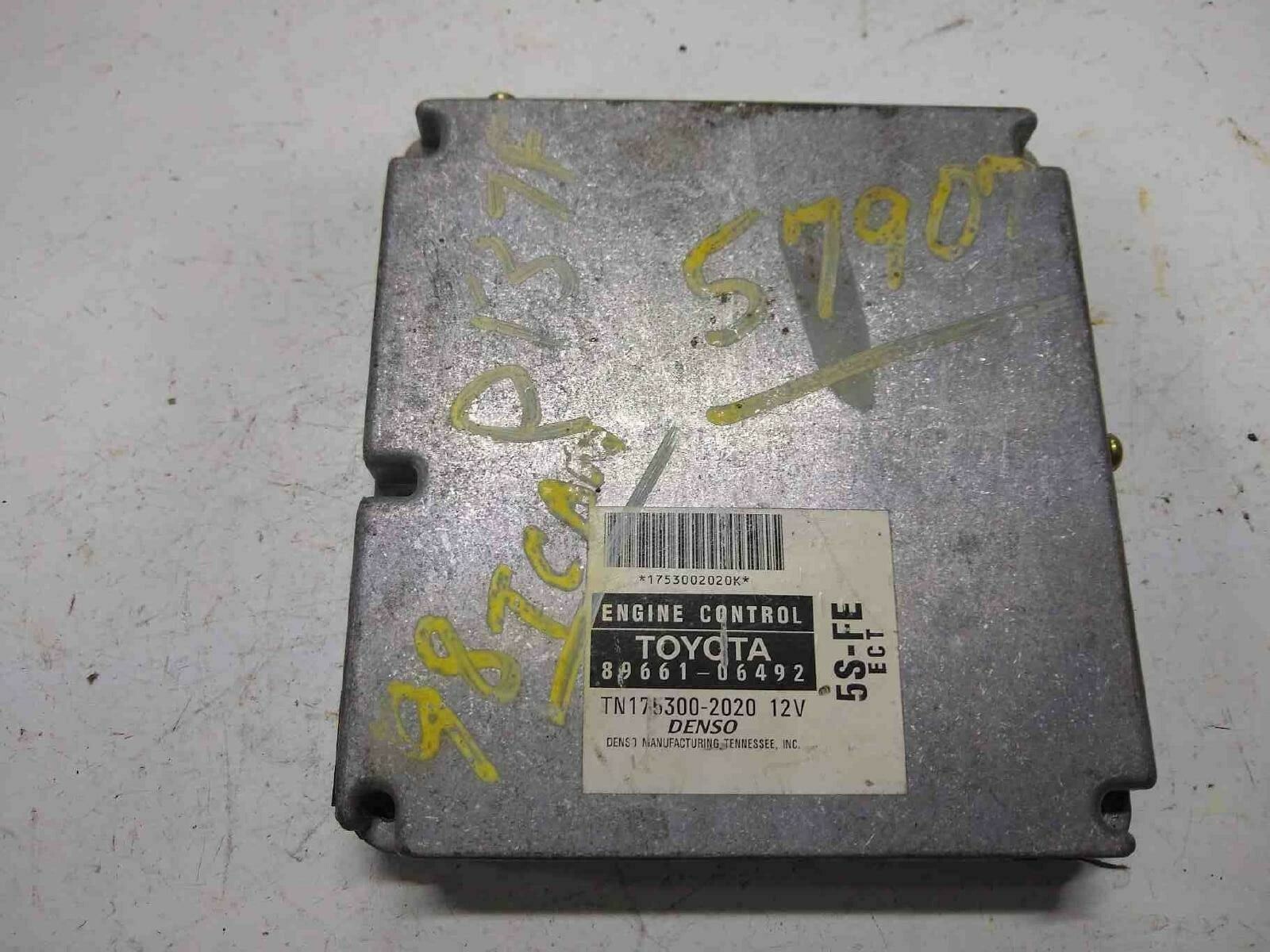 1998 TOYOTA CAMRY ENGINE CONTROL MODULE # 89661-06492 | eBay