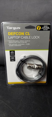 Targus Defcon CL Notebook Laptop Computer 4 Digit Combination Cable ...