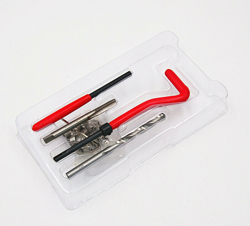 US New 25Pc Thread Repair Insert Kit Helicoil Car Pro Coil Tool US M6x1 ...