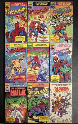 Vintage Marvel VHS Lot Of 9! (Spider-Man,Hulk,Sub Mariner,X-Men) | eBay