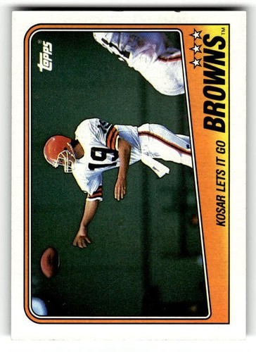 1988 Topps #85 Browns Team Leaders - Bernie Kosar | eBay