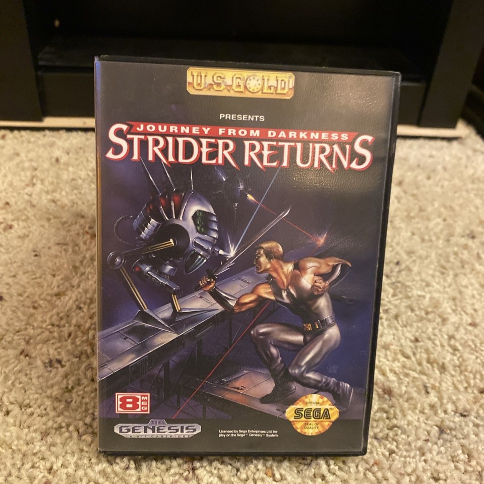 Strider Returns Journey From Darkness Sega Genesis Tested Complete w ...
