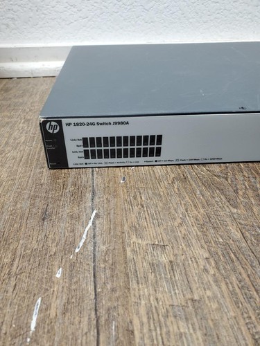 P87 ♻ Hewlett Packard HP 1820-24 Port Gigabit Ethernet Switch J9980A ♻ | eBay