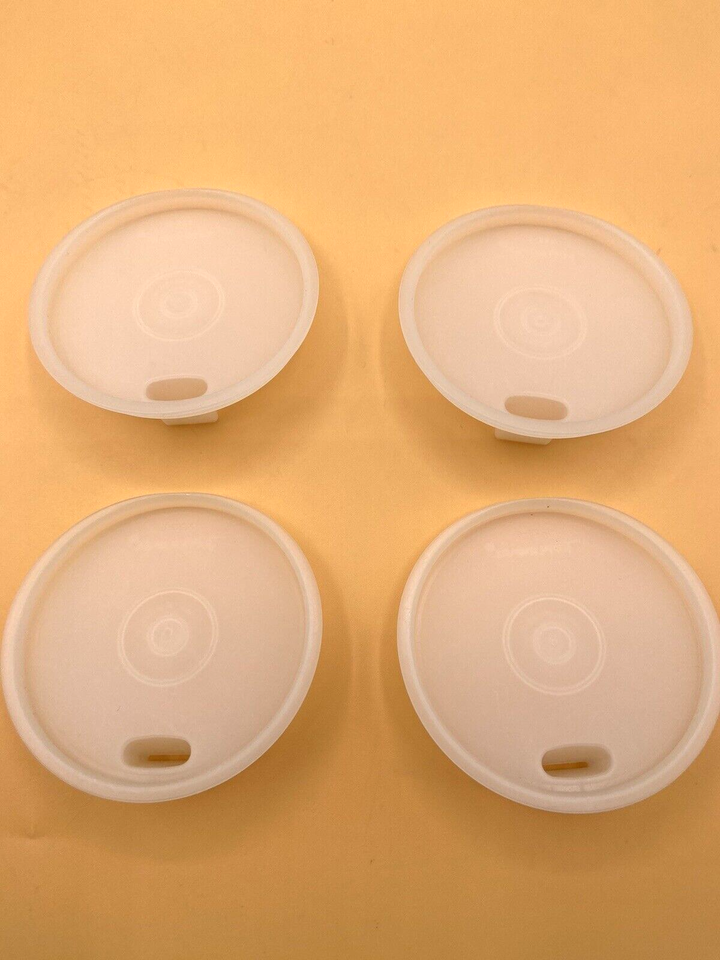 Tupperware Sipper Sippy Cup LIDS ONLY Set of 4 #1552 Vintage | eBay
