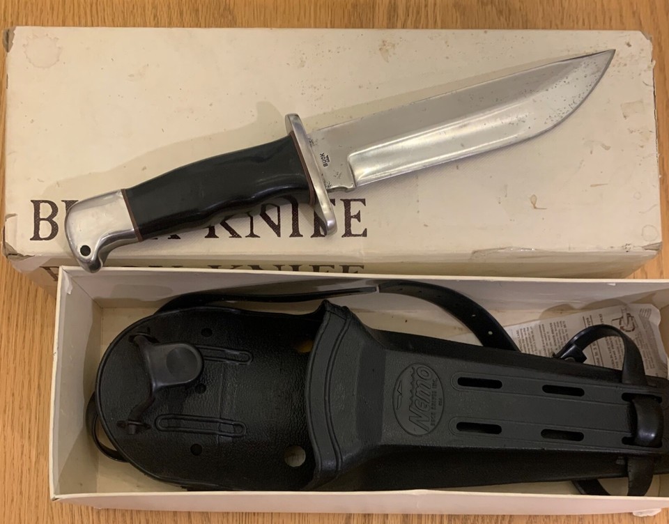 RARE BUCK 122 NEMO DIVE KNIFE USED IN BOX BT-2 | eBay