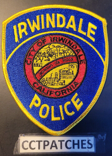 IRWINDALE, CALIFORNIA POLICE SHOULDER PATCH CA | eBay