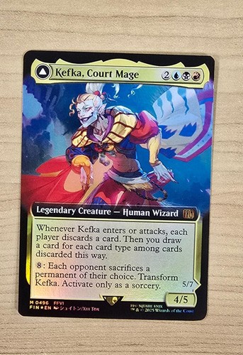 MTG Kefka, Court Mage #496 FOIL (Extended Art) - FINAL FANTASY | eBay
