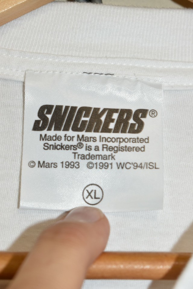 1994 USA WORLD CUP SNICKERS SPONSOR TEE TSHIRT T SHIRT RARE JERSEY ...