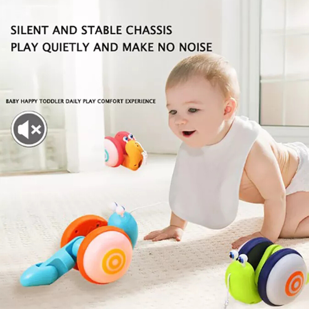 Infant Cartoon Kids Leashing Snails Machine Toy Tethered Automatic ...