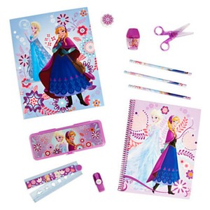 Disney Store Frozen Anna and Elsa Stationery School Supply kit / Pencil ...