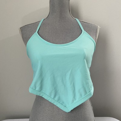 Cyn & Luca Women’s Halter Neck Open Back Tankini Swimwear Top size S ...