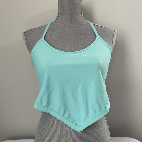 Cyn & Luca Women’s Halter Neck Open Back Tankini Swimwear Top size S ...