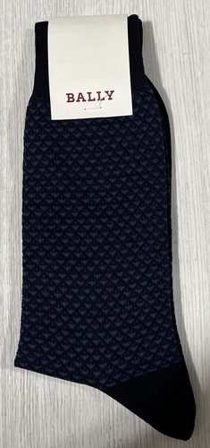 BALLY Men's Socks, M9SR909K, Blue Ink 15 Mix Cotton 65%, Nylon 35% Size ...