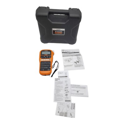 Brother PT-E110 Label Maker P-Touch PTE110 ** Includes: Carrying Case ...