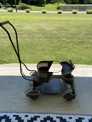 Original Vintage 1950s Taylor Tot Baby Stroller Walker Blue/White Wood ...