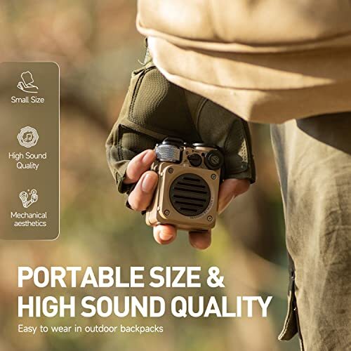 Wild Mini Rugged Outdoor Speaker Bluetooth Portable Speaker With Louder ...