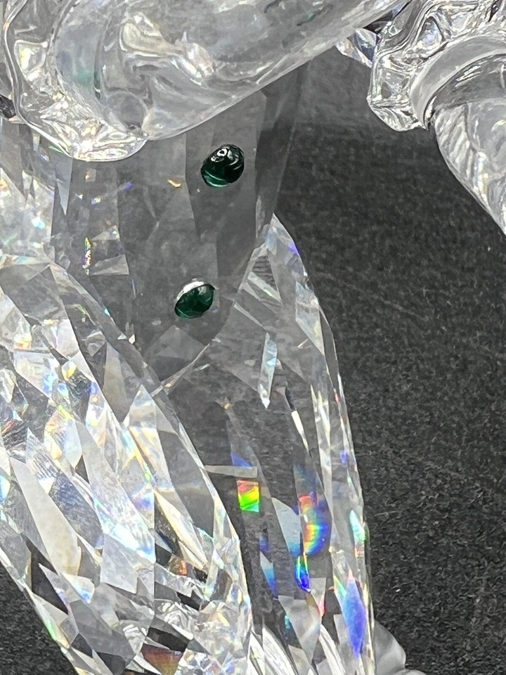 Swarovski Glass-SCS 2001 Masquerade Harlequin Figurine-Plaque/Stand ...