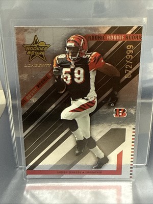 2004 Leaf Rookies & Stars Longevity Rookie /999 Landon Johnson #119 RC ...