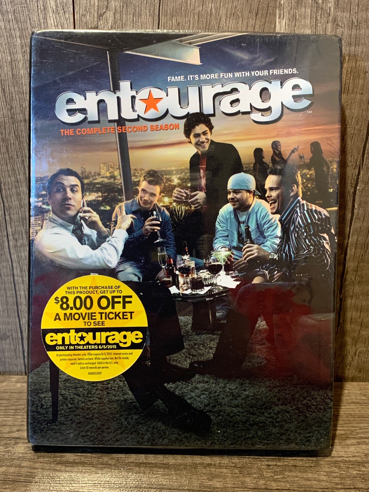 Entourage: The Complete Second Season (DVD, 2015, 3-Disc Set) for sale ...