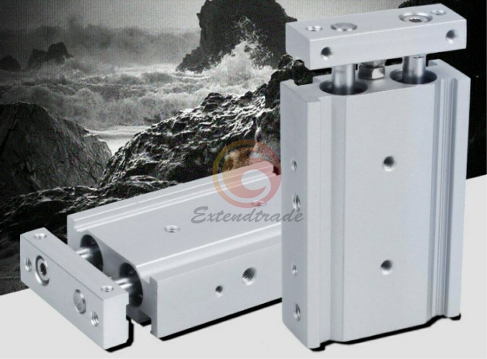 1x NEW SMC Pneumatic CXSM15-10 Dual Rod Cylinder Double Acting | eBay