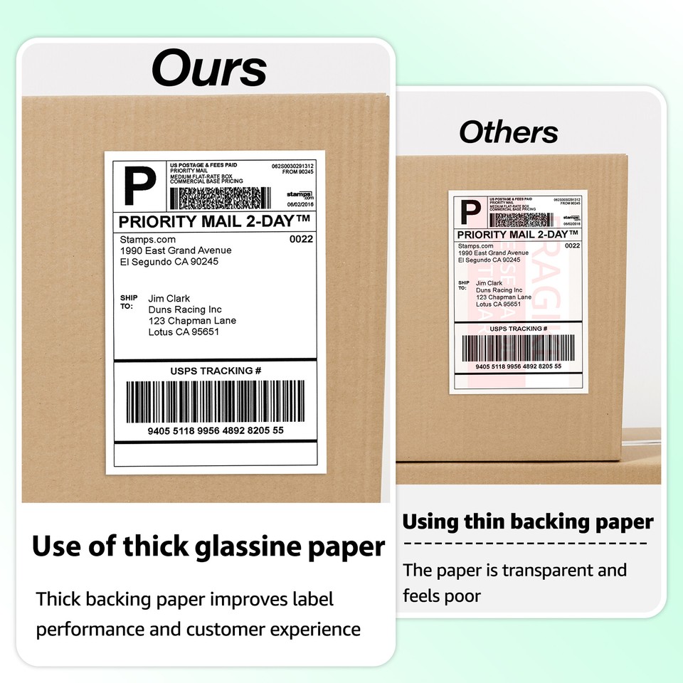 20 Rolls PriceTag Jewelry Labels Rat Tail for Dymo LabelWriter 450 Duo ...