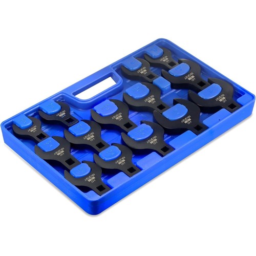 ARUCMIN 14-Piece Jumbo Crowfoot Wrench Set,1/2" Drive Metric Crowfoot ...